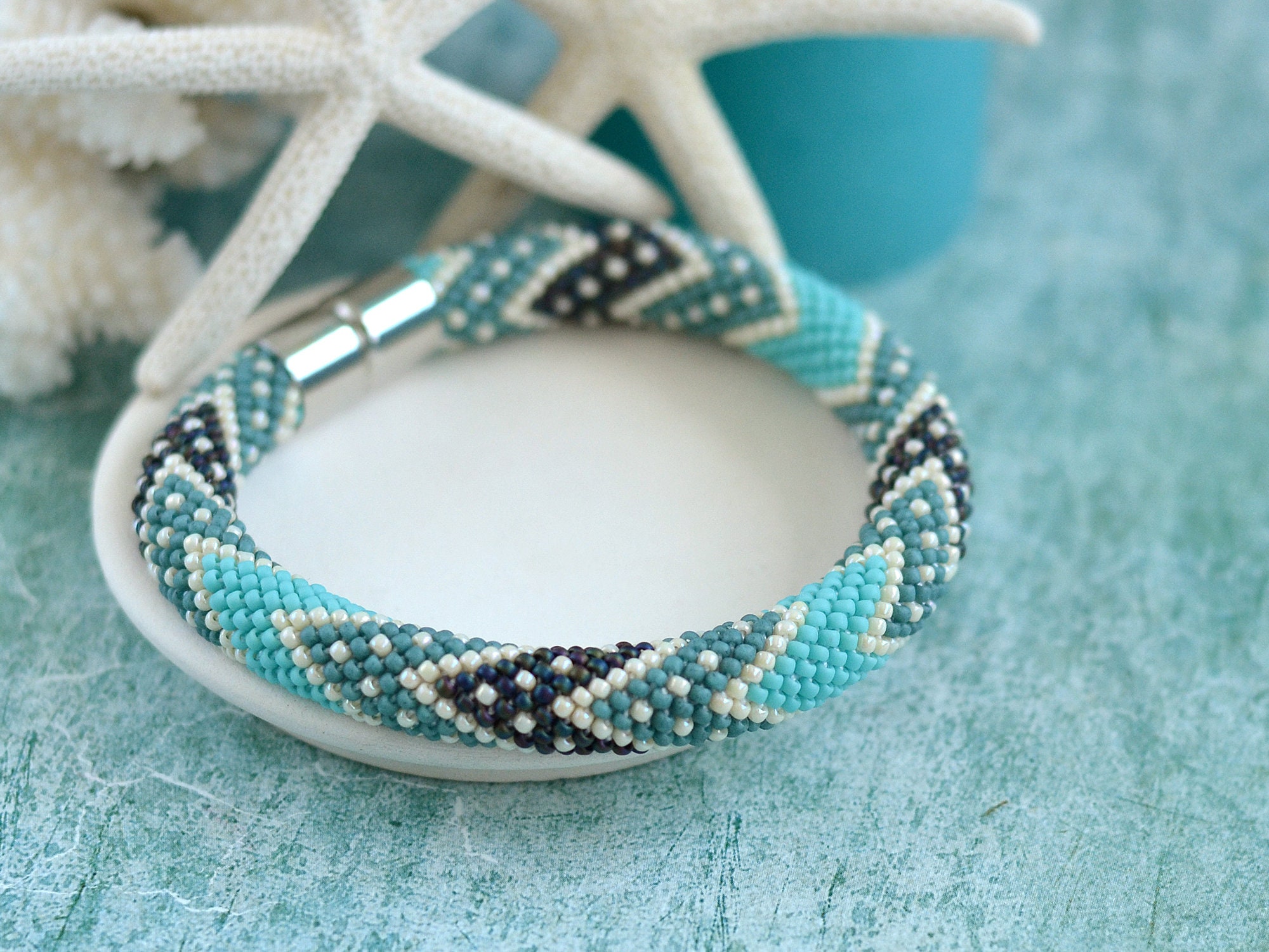 Bead Crochet Pattern for Bracelet or Necklace - Etsy