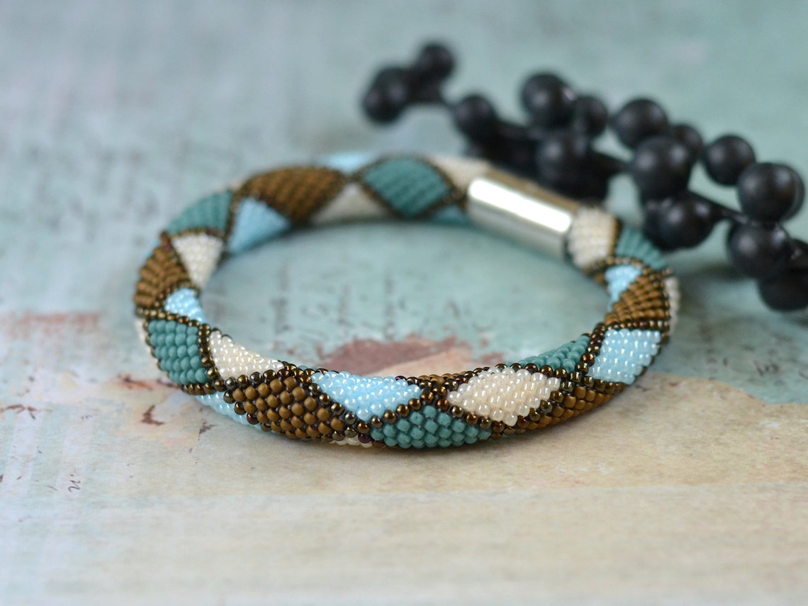 Bead Crochet Pattern for Bracelet or Necklace - Etsy