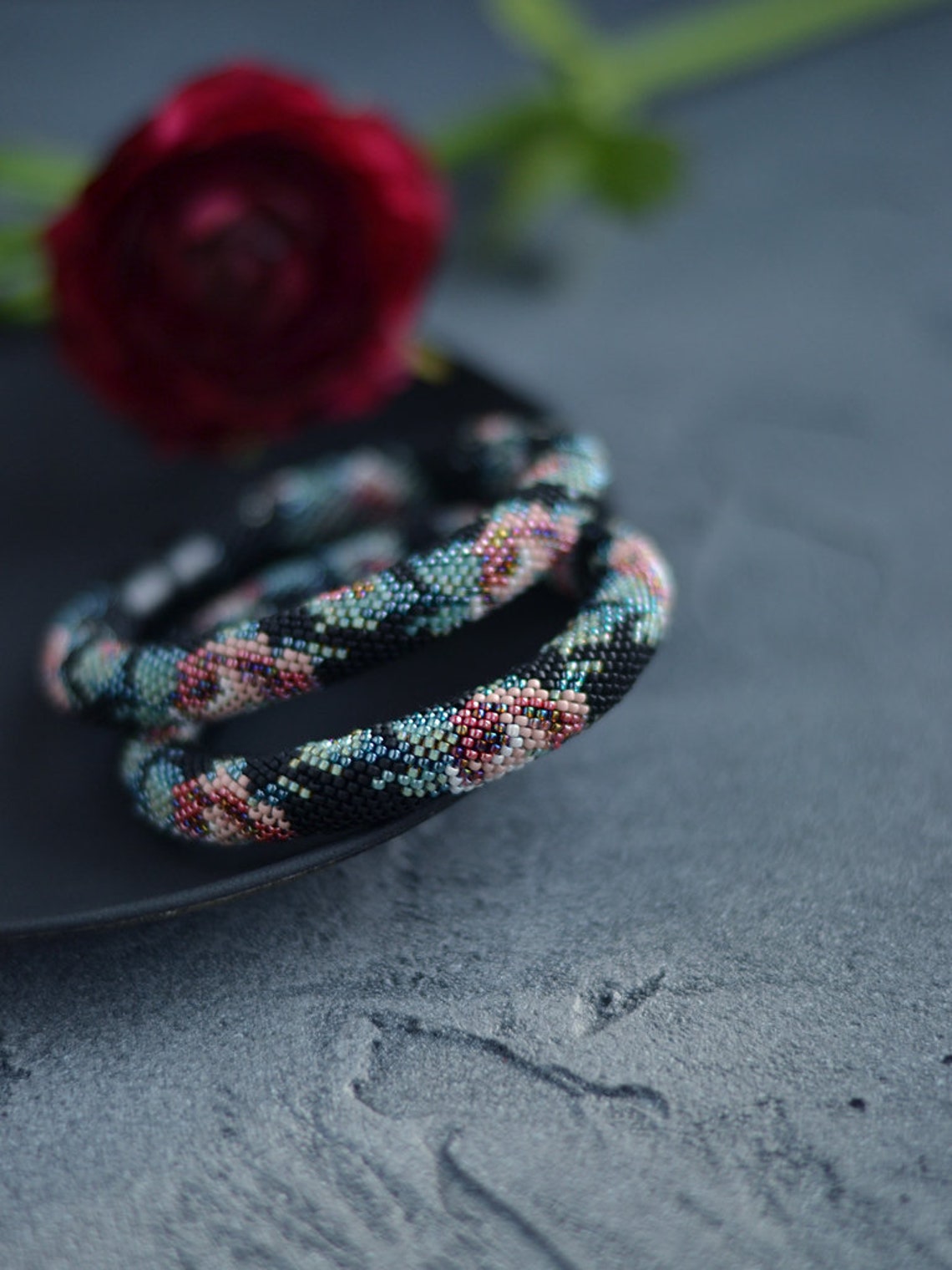 Bead Crochet Bracelet Pattern Bead Crochet Rope Pattern Seed - Etsy