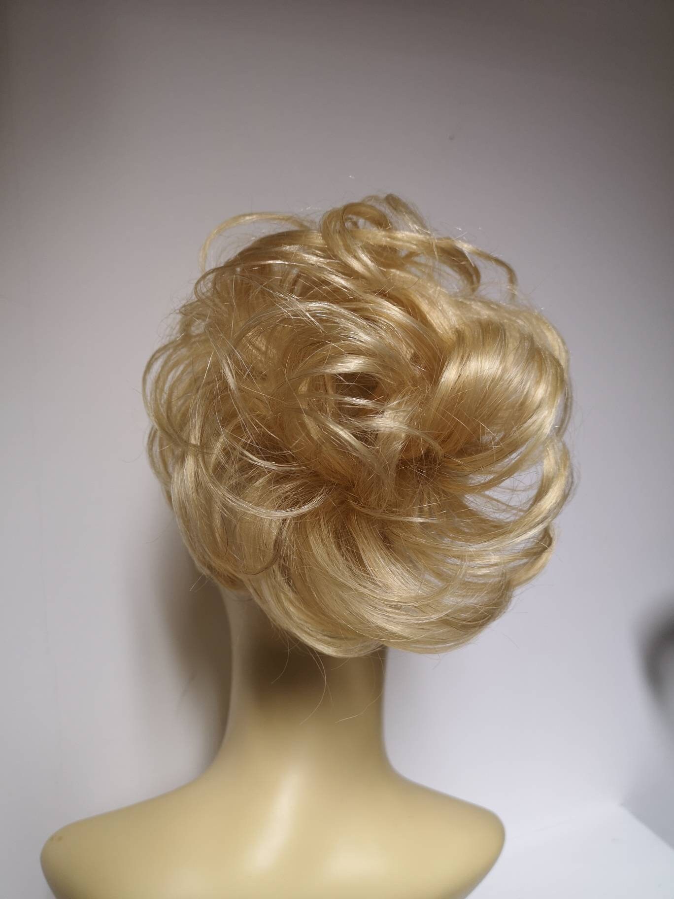 100% Human Hair Scrunchie Extension Ponytail Hair Wrap Mixed - Etsy