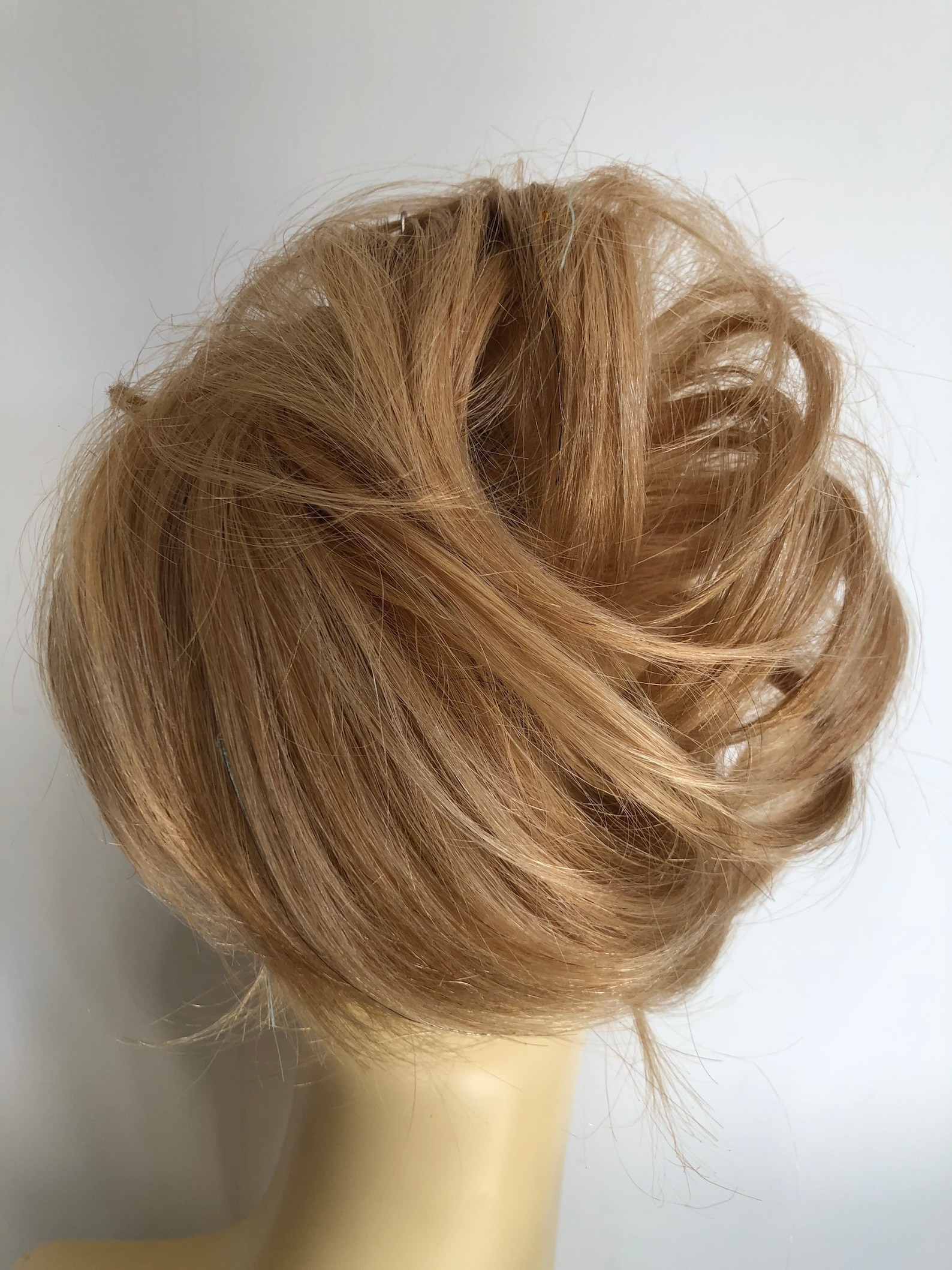 Deluxe 100% Human Hair Scrunchie Extension 27 Golden Blonde | Etsy