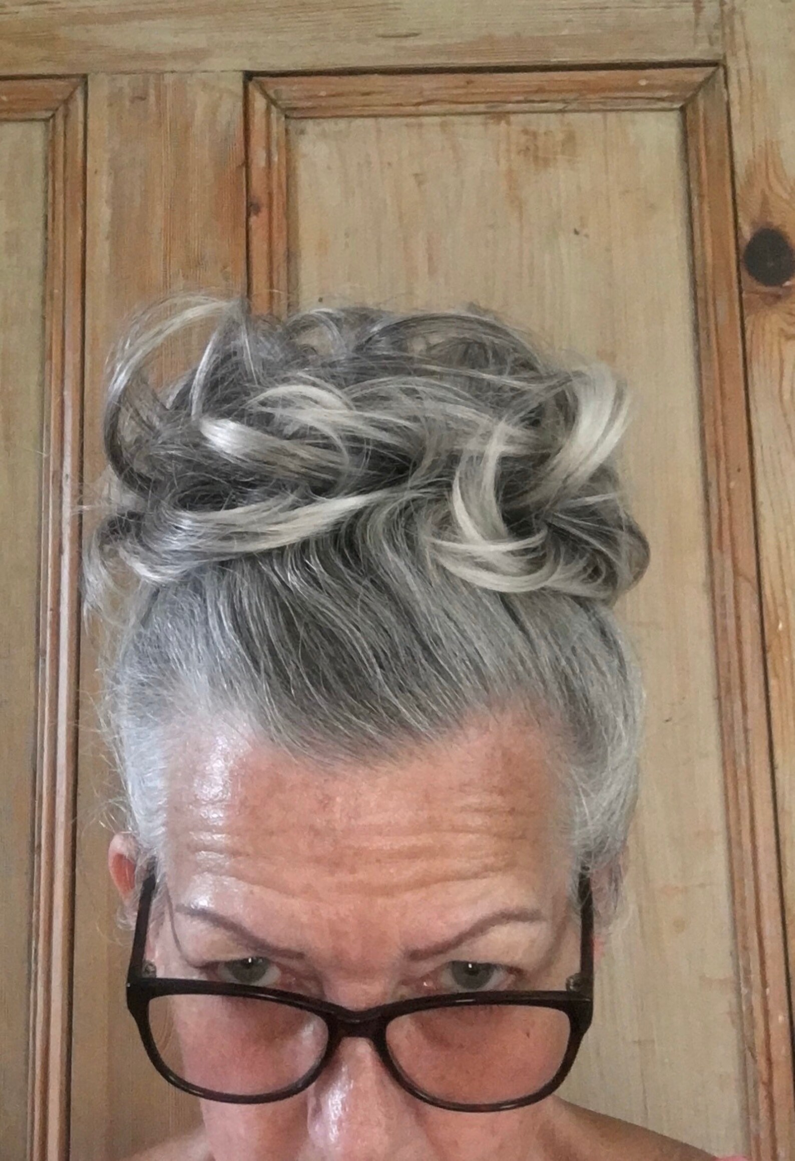 Authentic Scrunchie Best Quality Synthetic Hairpiece Ash Grey | Etsy