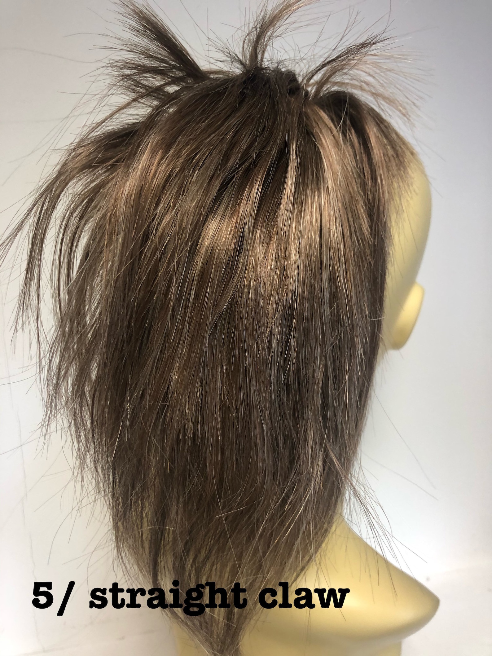 Dark blonde /light brown hairpieces in different styles clip | Etsy