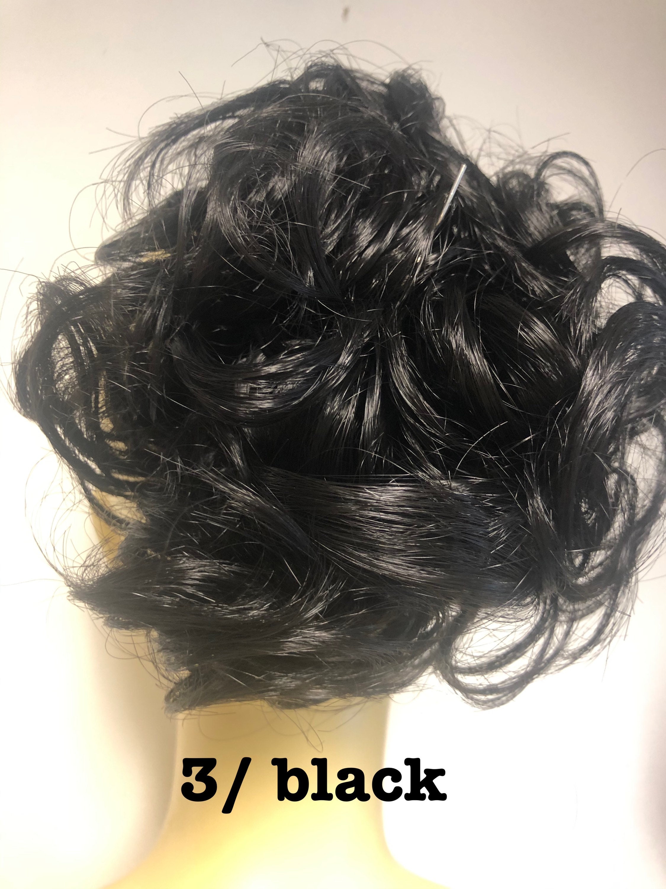 Synthetic Hair Scrunchie Extensions Ponytail up Do 3 - Etsy