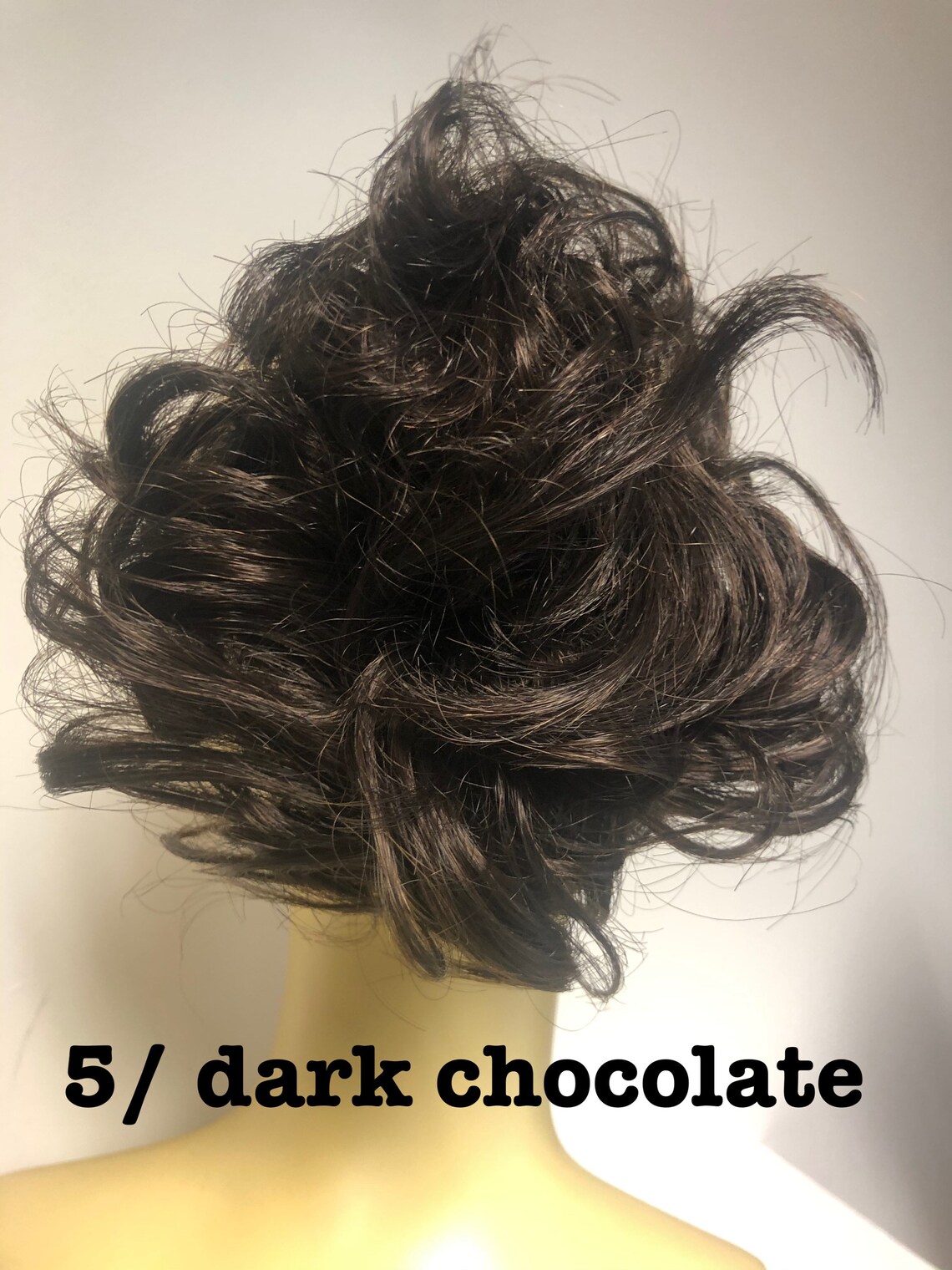 Synthetic Hair Scrunchie Extensions Ponytail up Do 3 - Etsy