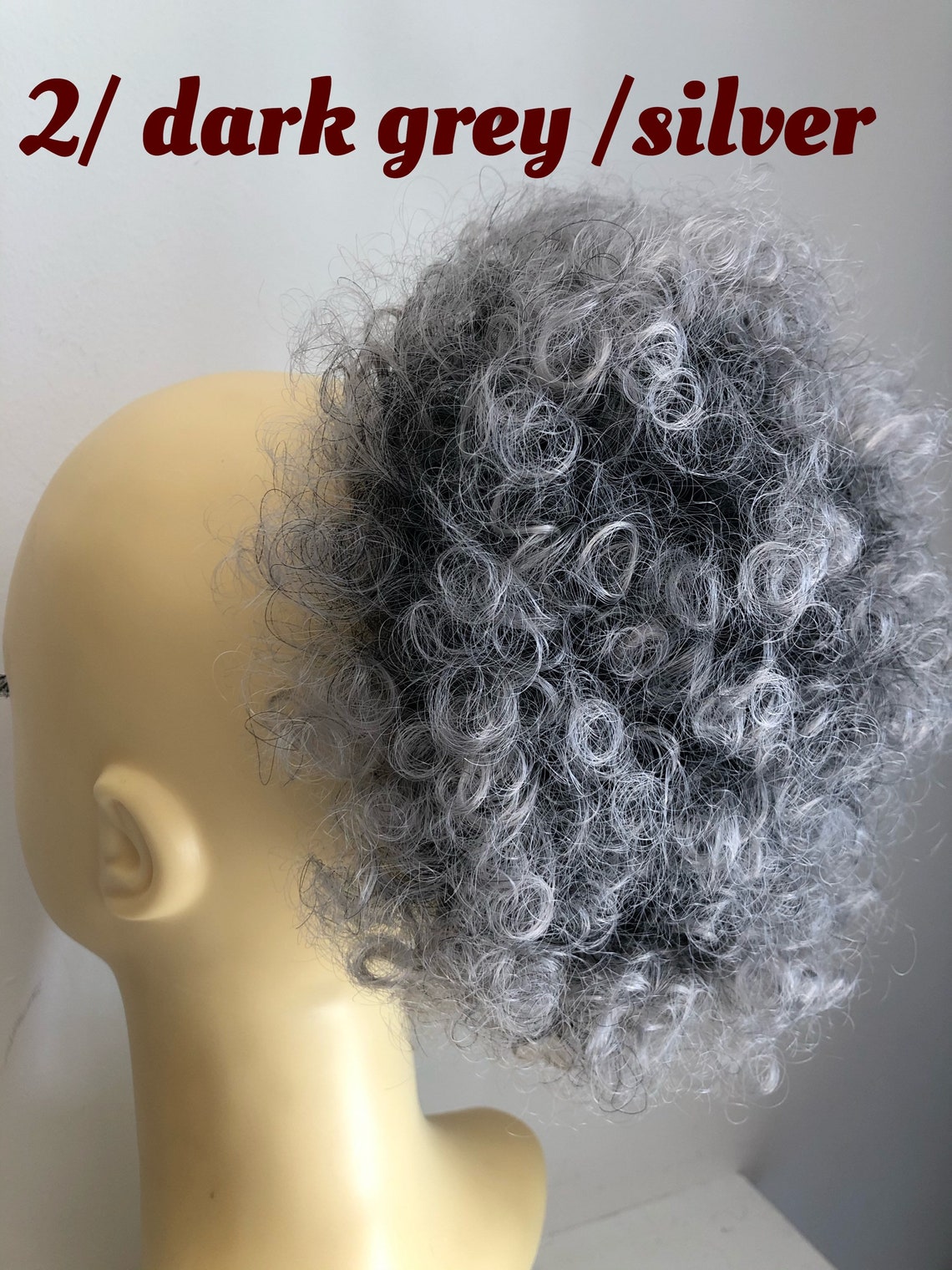 Authentic Large Afro Hair Extension Drawstring and Combs - Etsy
