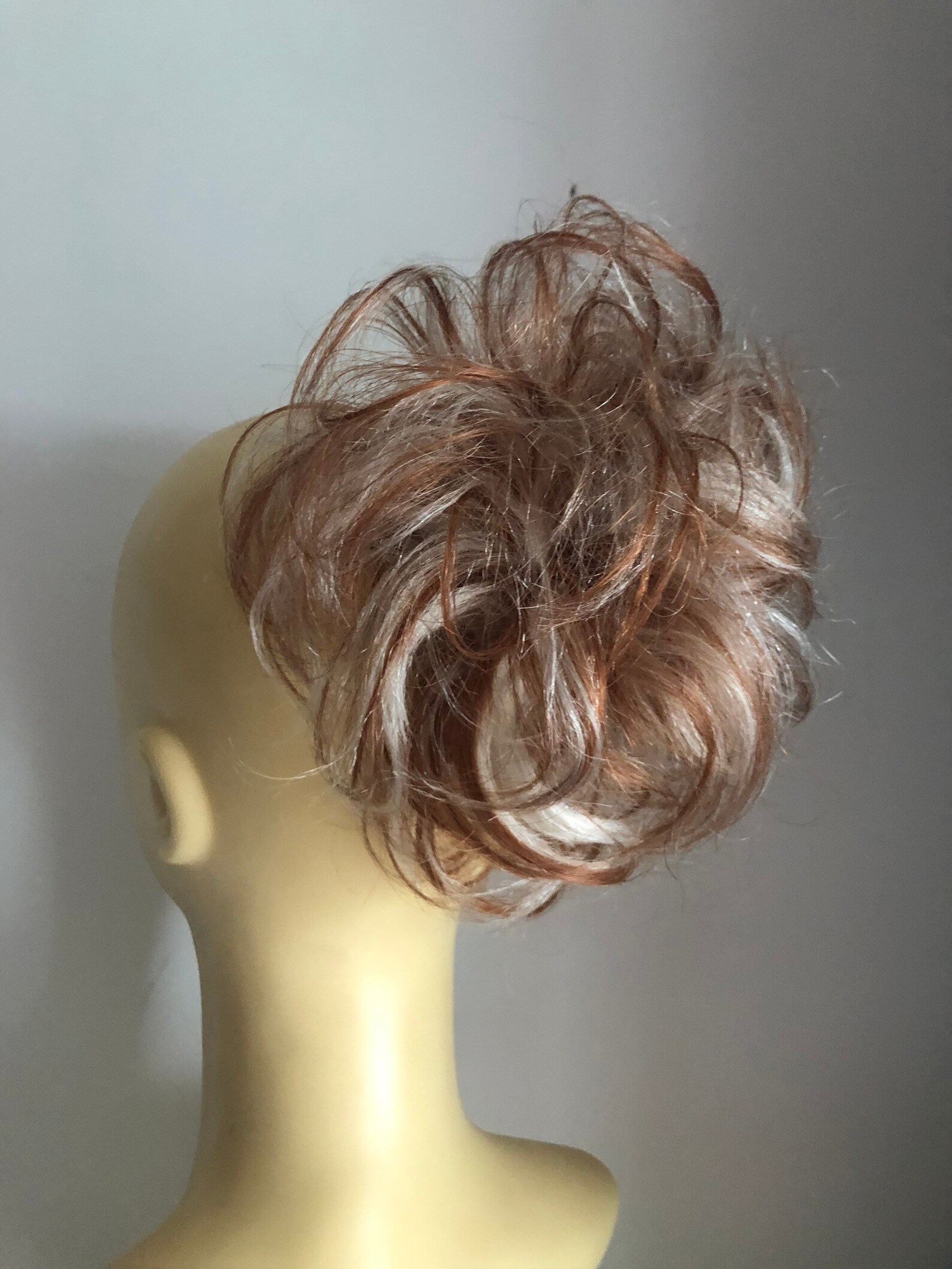 Rich Copper Red Human Hair Scrunchie With or Without White - Etsy