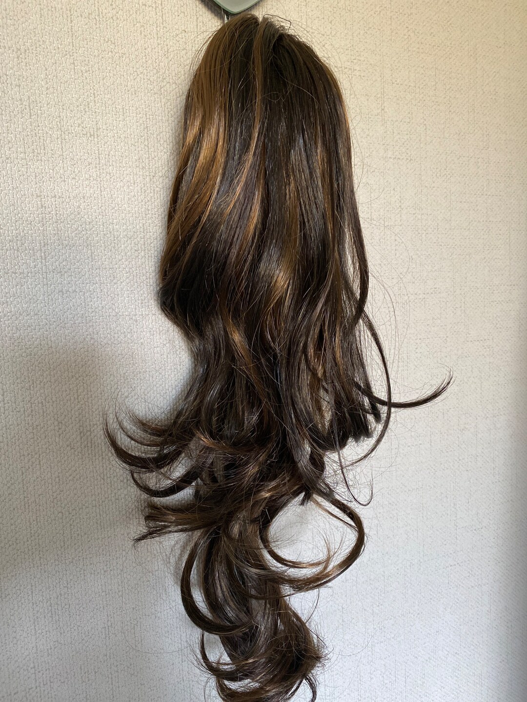 Deluxe Ponytail Clip in Synthetic Ponytail Hairpiece Mixed Browns 33.30 ...