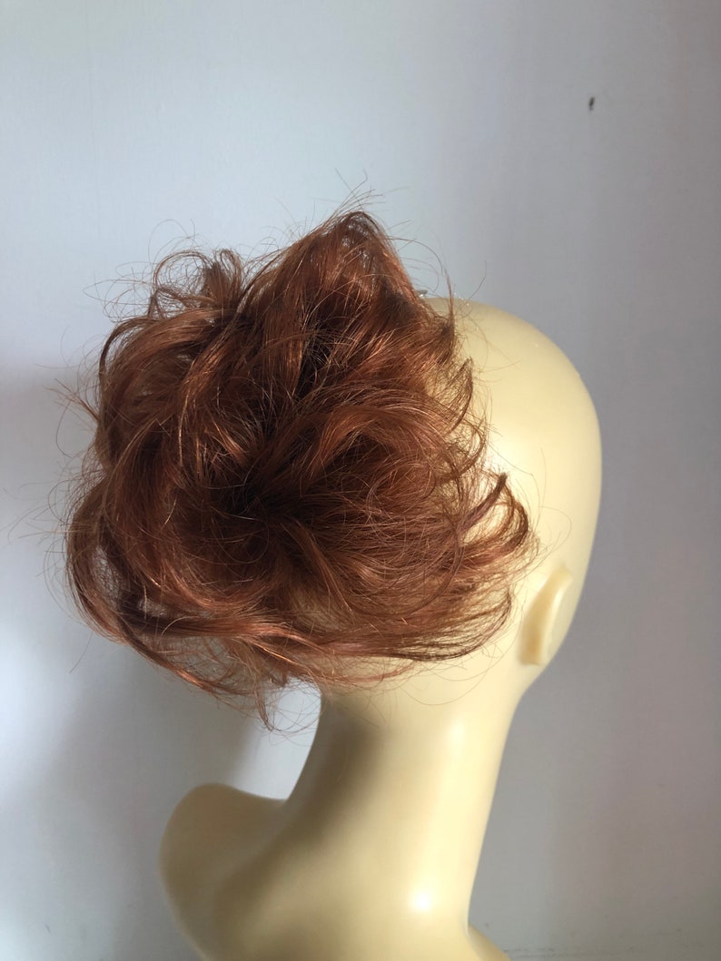 Rich Copper Red Human Hair Scrunchie With or Without White - Etsy