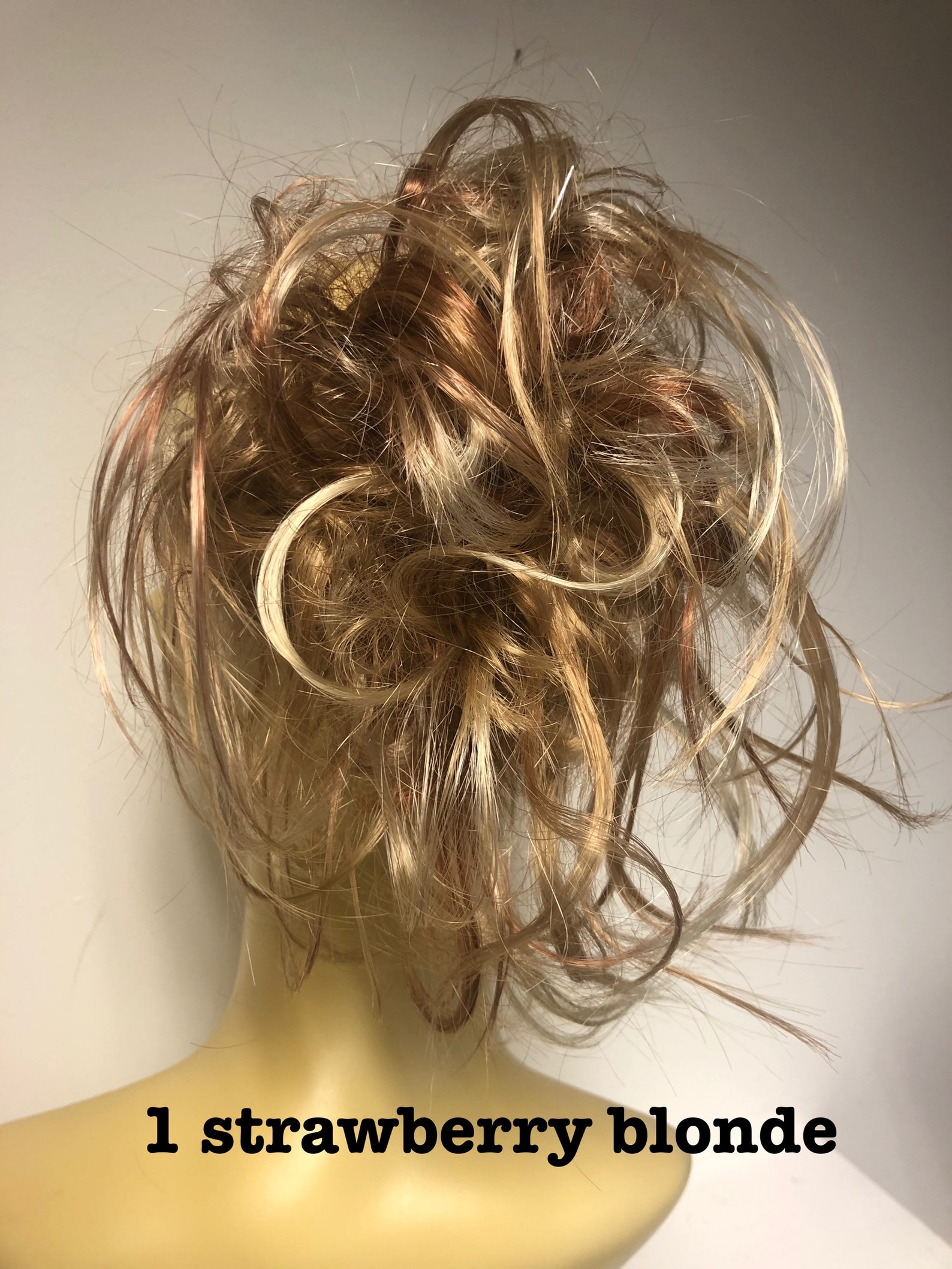 Synthetic Hair Scrunchie Extensions Ponytail up Do 4 - Etsy