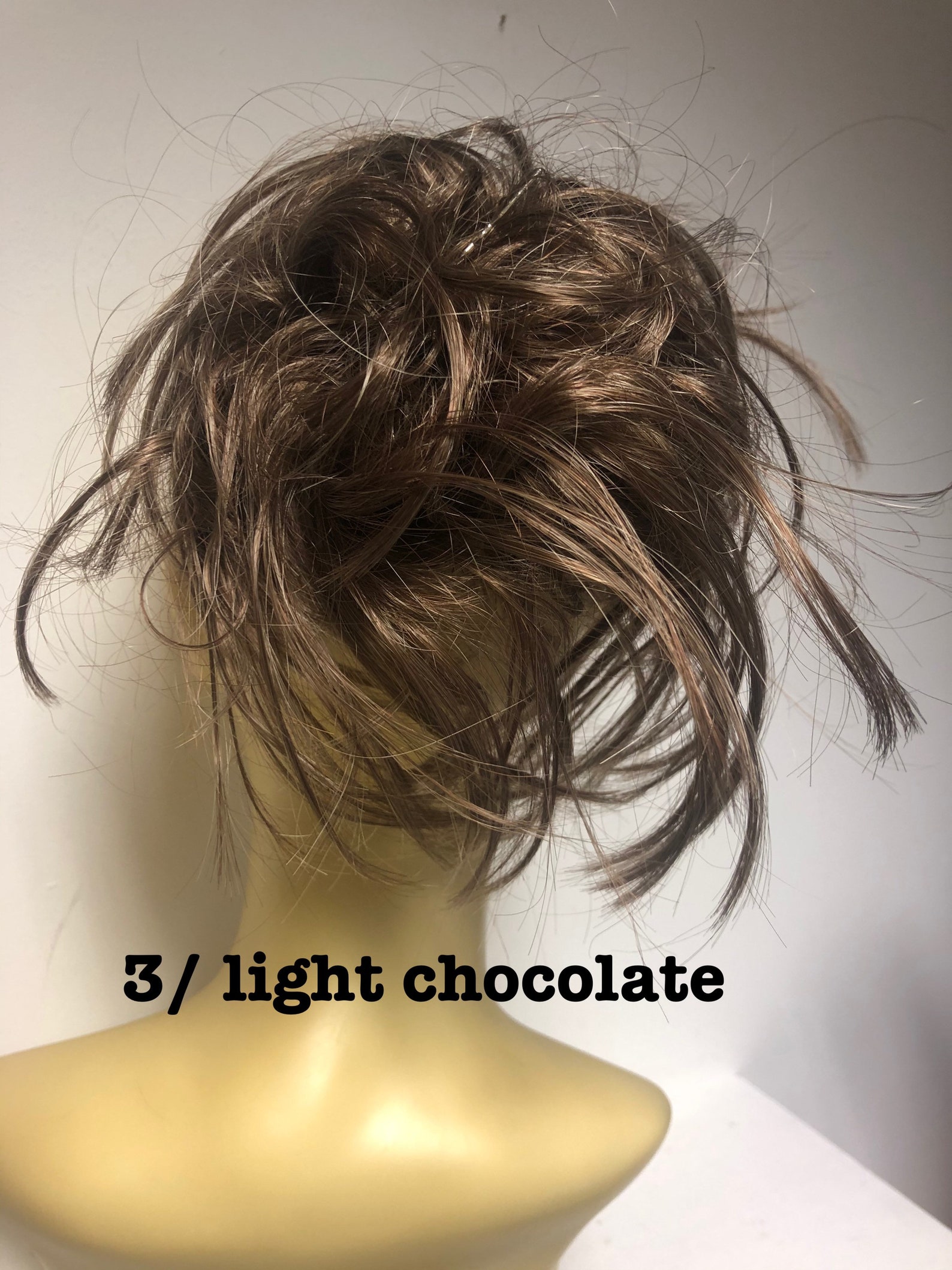 Synthetic Hair Scrunchie Extensions Ponytail up Do 4 - Etsy