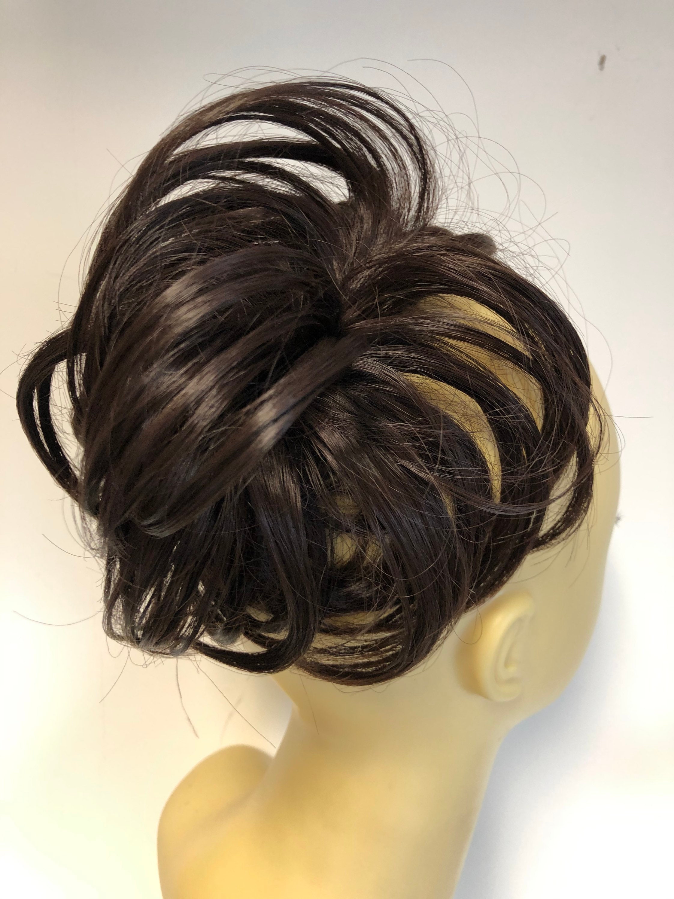 Brown 4 Different Style Scrunchies Extension Hairpiecehairpieces ...