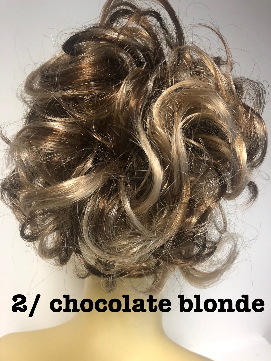 Synthetic Hair Scrunchie Extensions Ponytail up Do 3 - Etsy