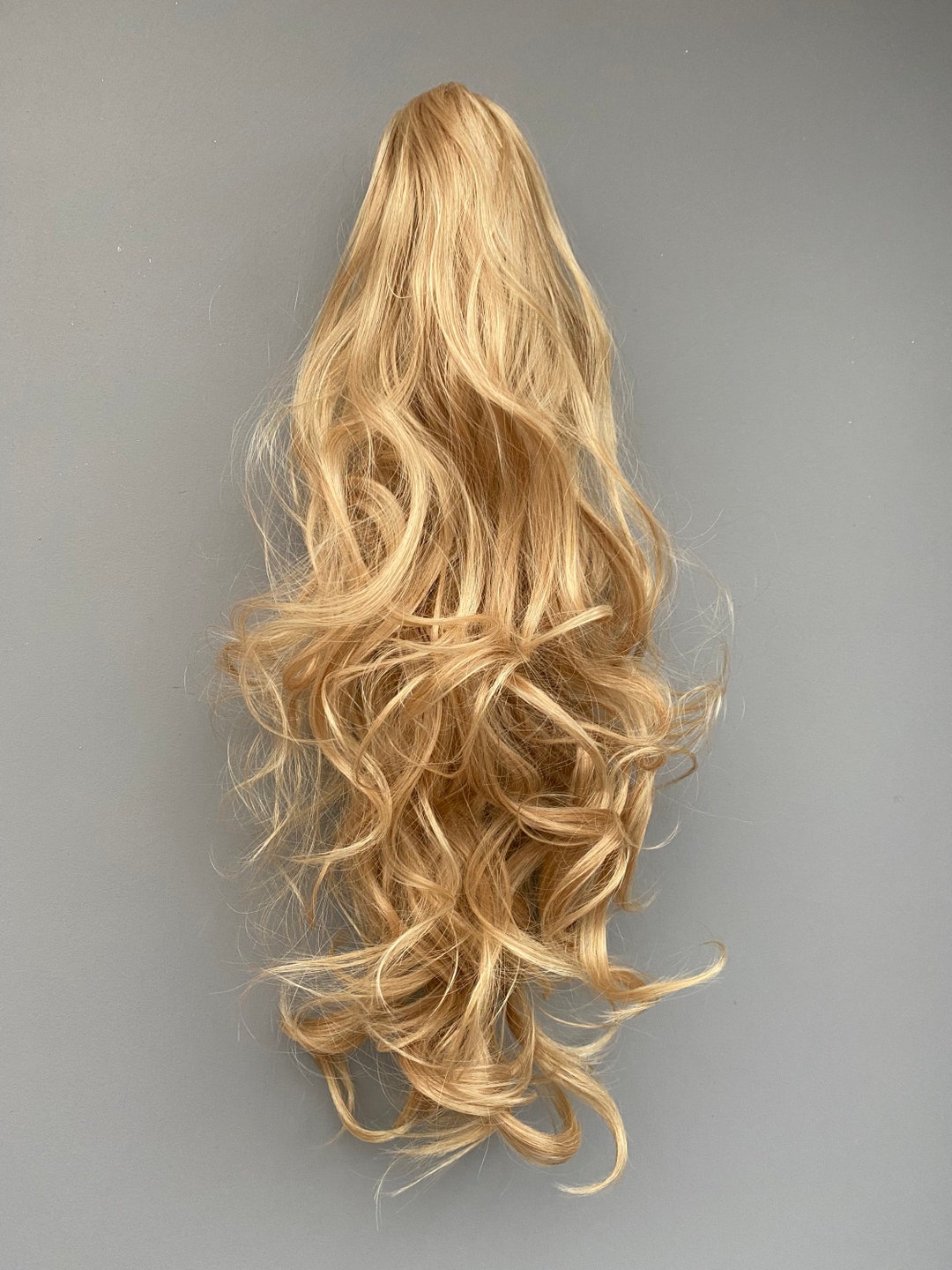 Synthetic Clip on Ponytail Extension Claw Clip in 3 Different Styles ...