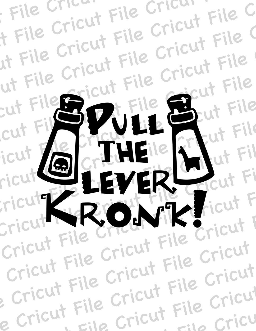 Pull the Lever Kronk! SVG PNG, Files for Cricut Cutting Print Instant ...