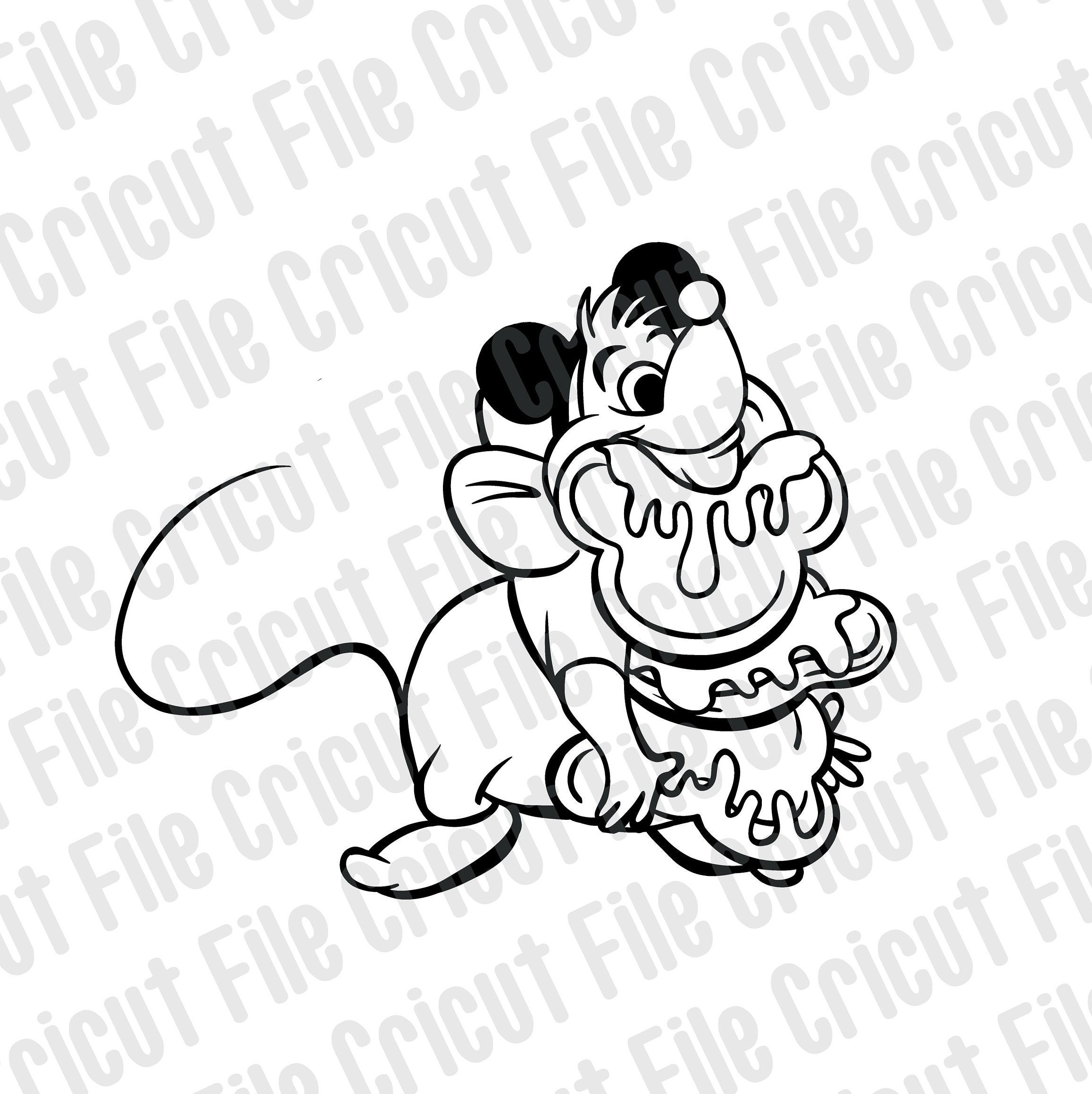 Gus Gus Goes to Disneyland SVG PNG Files for Cricut Cutting - Etsy