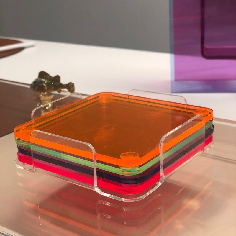 Acrylic Coasters - Etsy