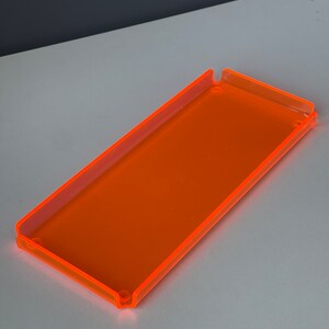 Colorful Acrylic Multi-purpose Tray Neon Colors Decorative Serving Tray ...