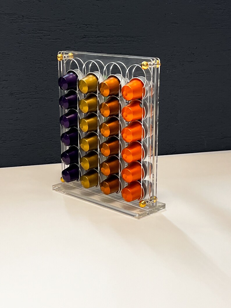 Luxury Acrylic Nespresso Capsule Holder - Elegant Coffee Pod Storage ...