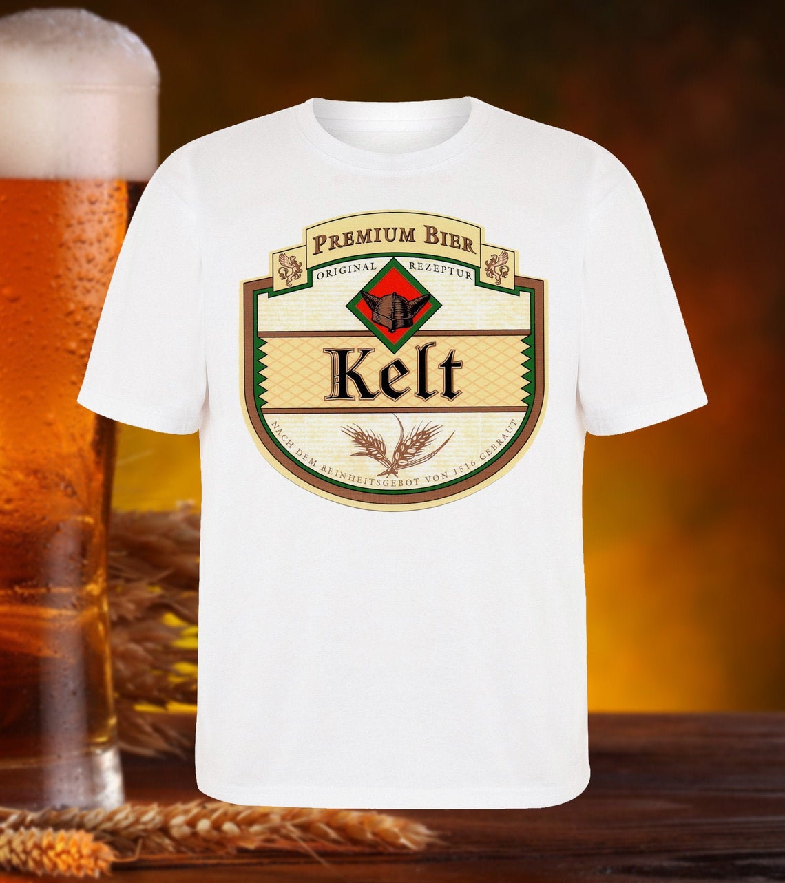 KELT Beer T Shirt par Beer Planet Zlaty Bazant Golden Pheasant | Etsy