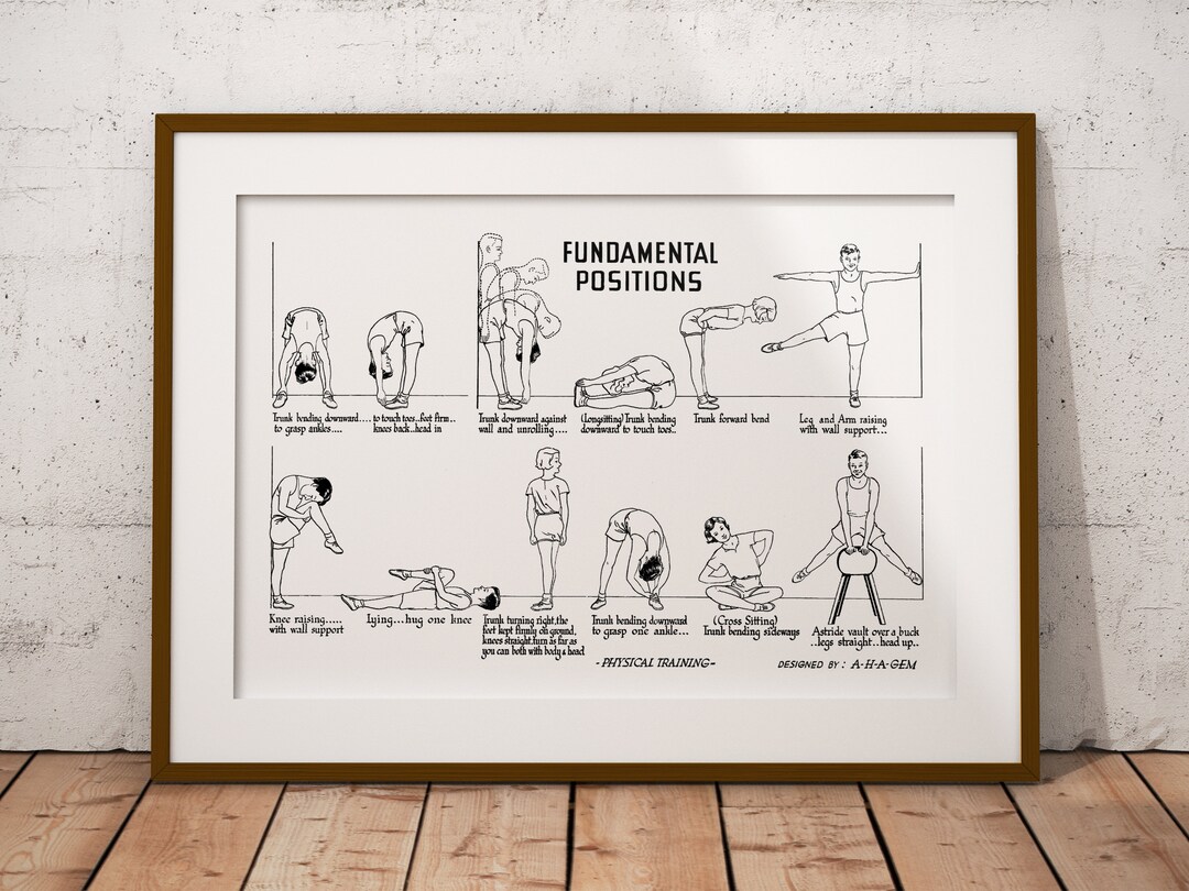 Vintage School Poster, School Gym Poster, Vintage Fitness, Retro Gym ...