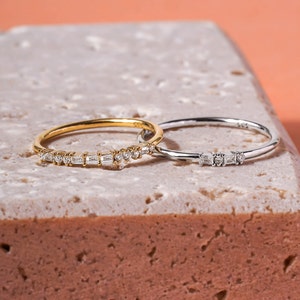 Custom Mors Code Diamond Ring in 14K Solid Gold/ Morse Code Name Ring ...