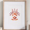 Egan Coat of Arms (watercolour Style) Family Crest - Made in Ireland - Etsy