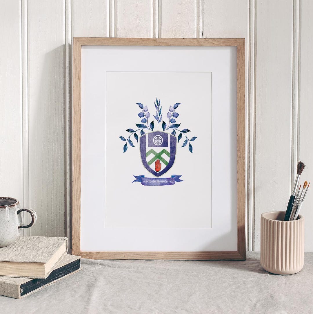 Monaghan GAA Wappen Irish Design Fine Art Print irisches Design ...