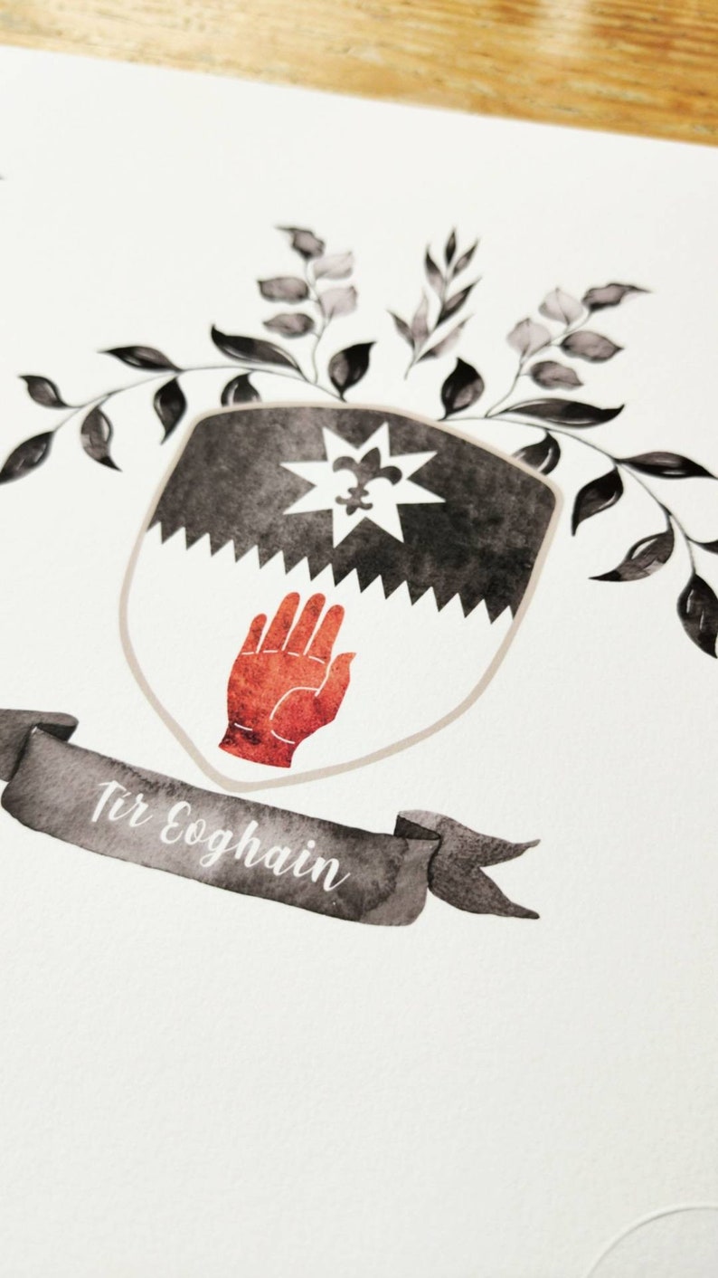 32 Irish County Coat of Arms County Crest Family Crest | Etsy