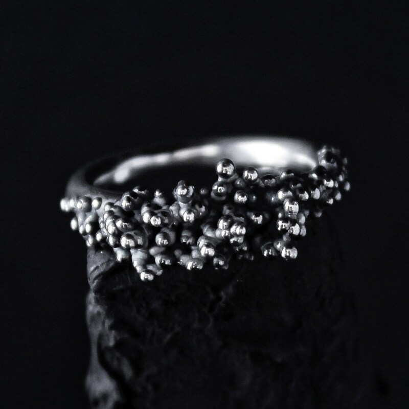 Cast Silver Ring - Etsy