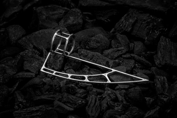 Futuristic Ring Unique Ring Bold Ring Art Modern Ring | Etsy