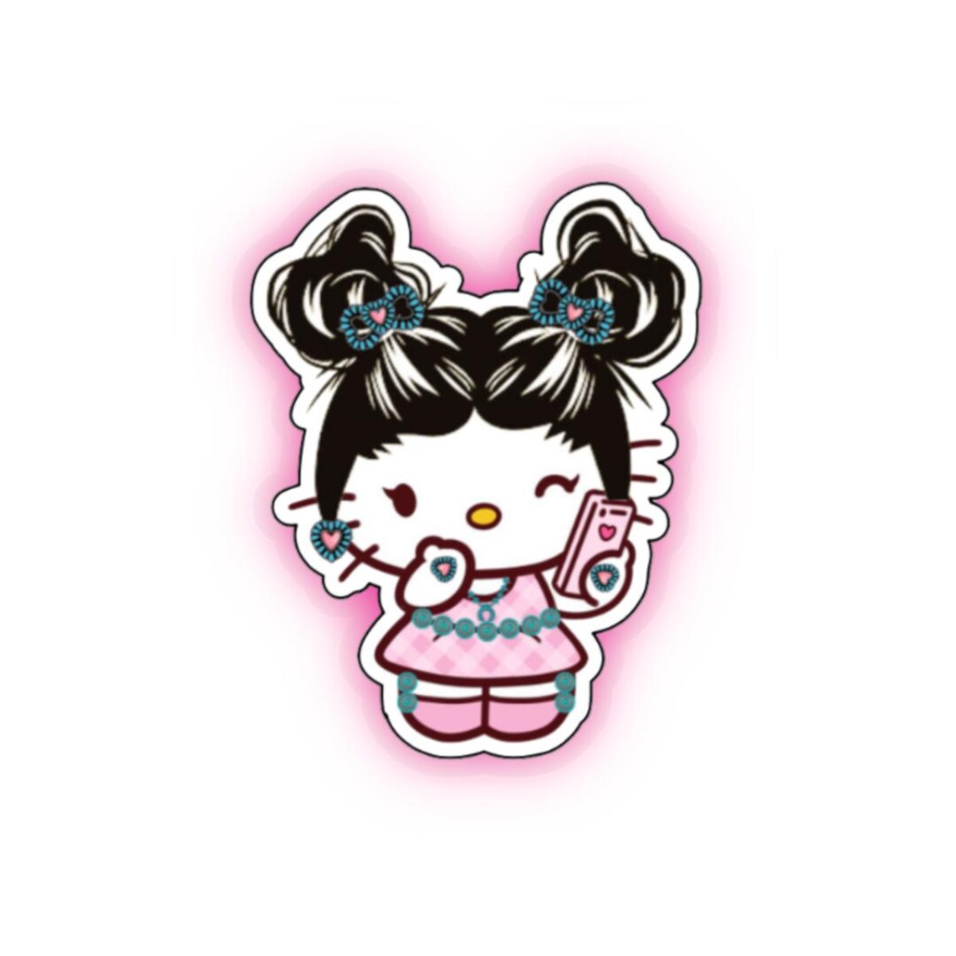 Navajo Hello Kitty Kiss-cut Stickers, Turquoise Jewelry Accessories ...