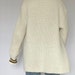 Vintage 70's White Striped Orlon Cardigan - Etsy
