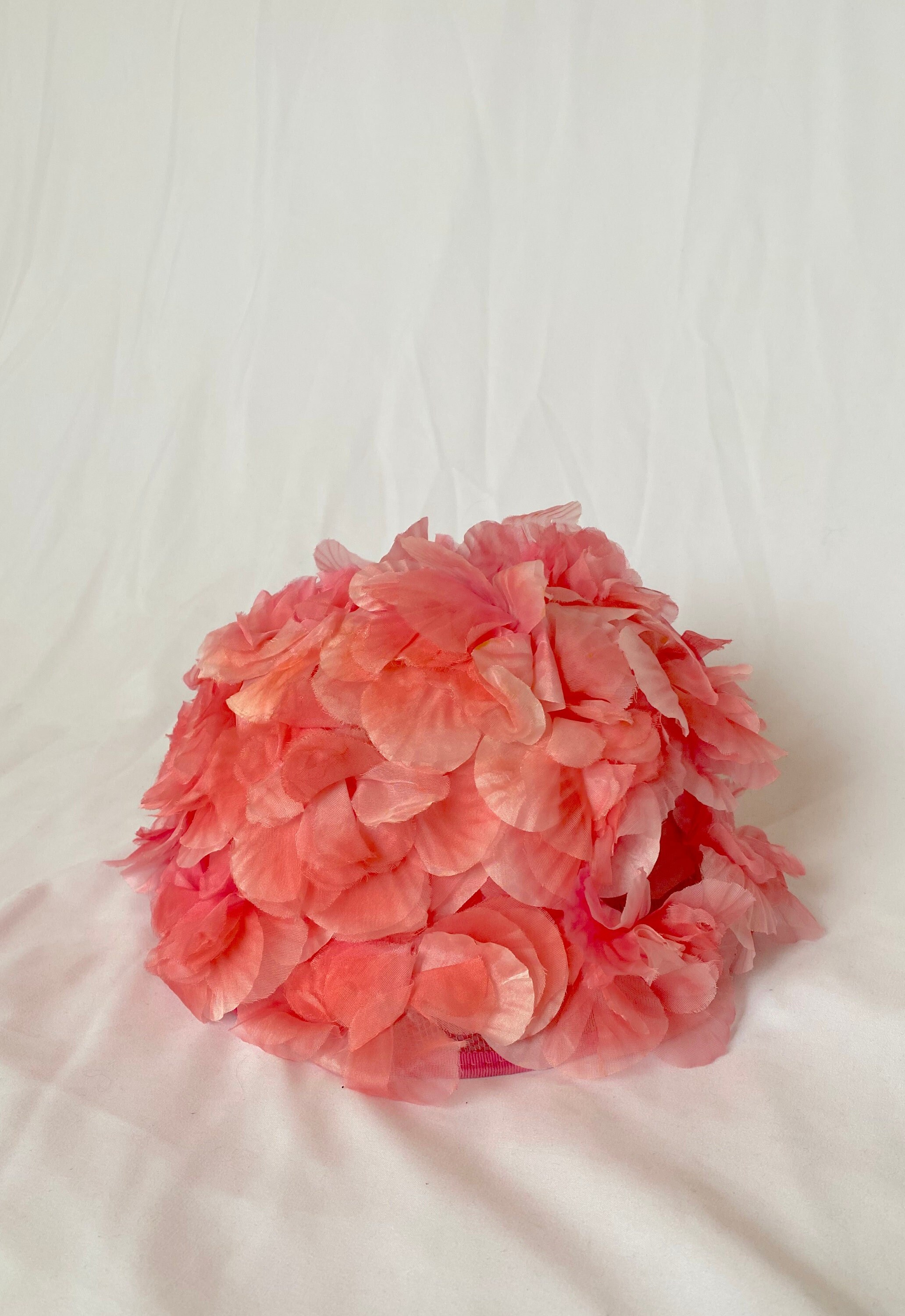 True Vintage 50's Pink Floral Swim Cap - Etsy