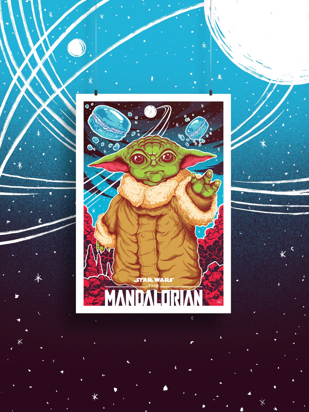 GROGU A4 Print - Etsy