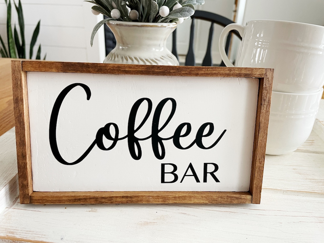 Coffee Bar Sign | Coffee Bar Decor | Coffee Sign | Coffee Lover Gift ...