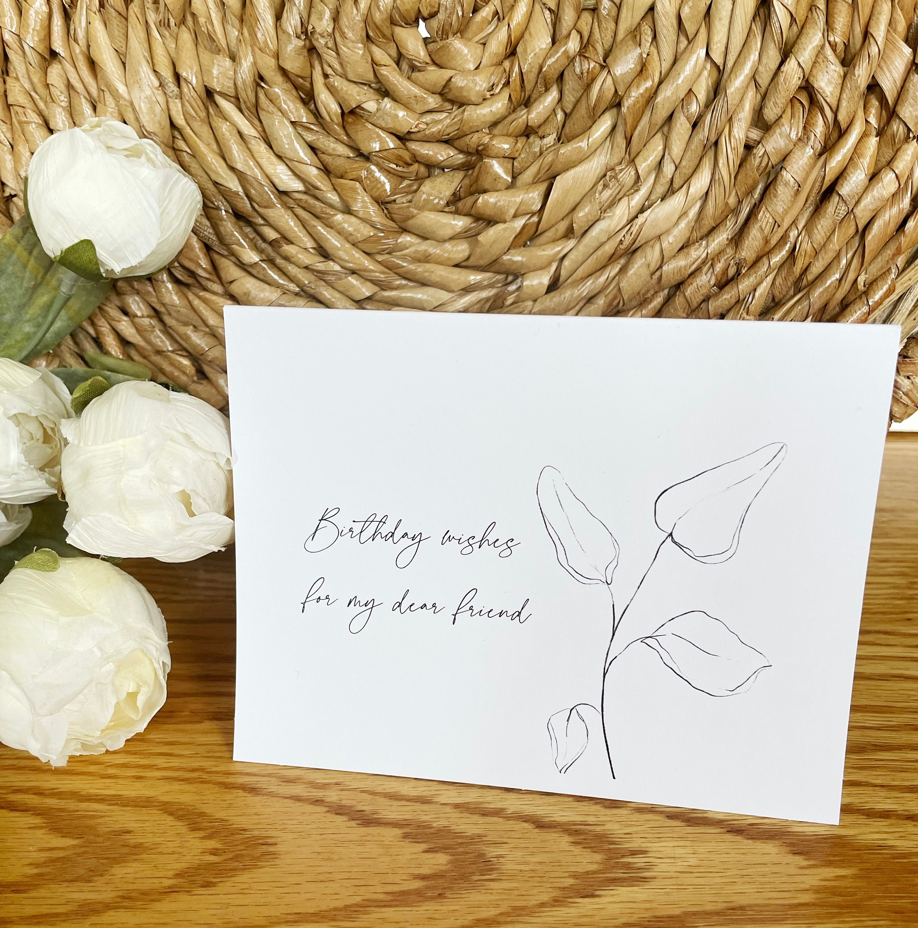 Minimalist Birthday Card Variety Pack - Simple Blank Greeting Cards ...
