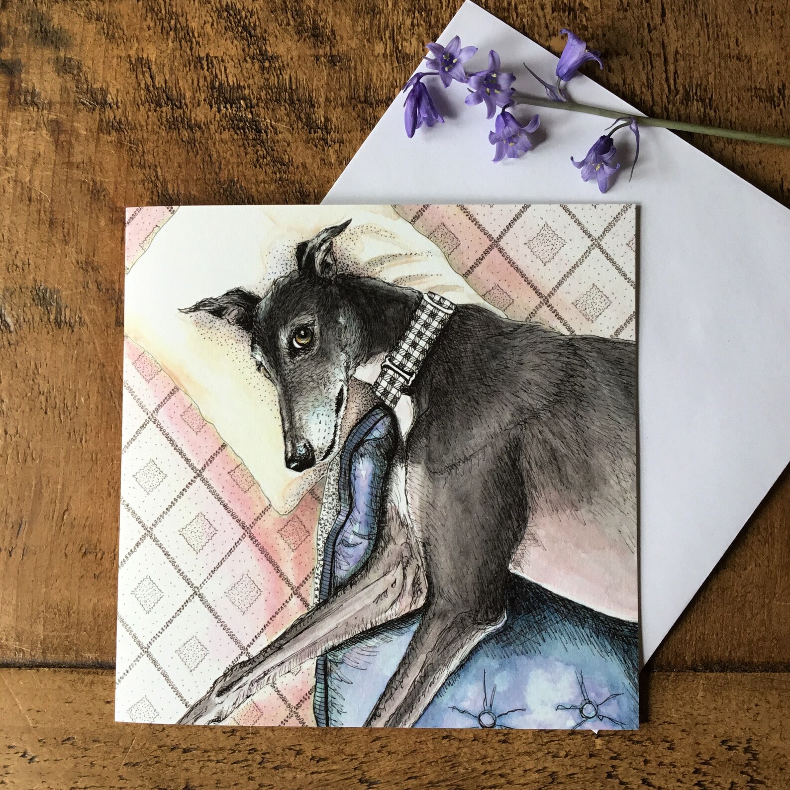 Lazy Greyhound Card, Greyhound Cards, Greyhound Gifts, Greyhound Owners ...