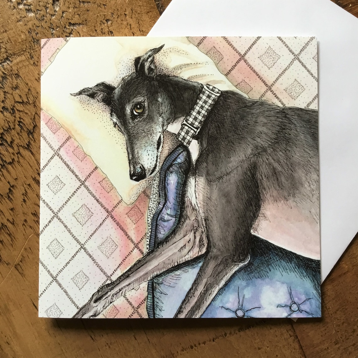 Lazy Greyhound Card, Greyhound Cards, Greyhound Gifts, Greyhound Owners ...