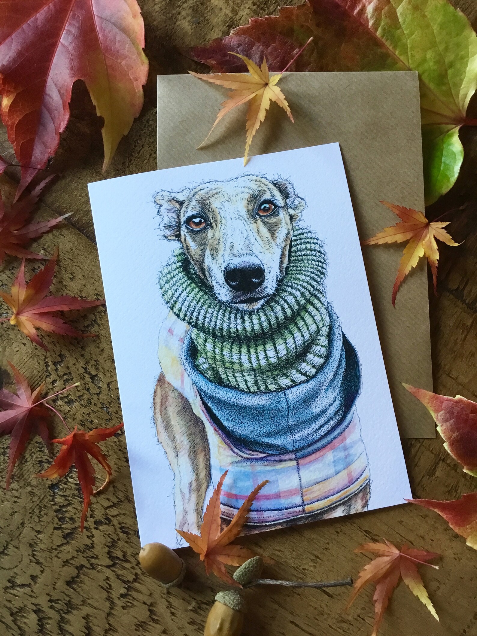 Greyhound Card, Sighthound Card, Galgo Card,rescue Greyhound Card ...