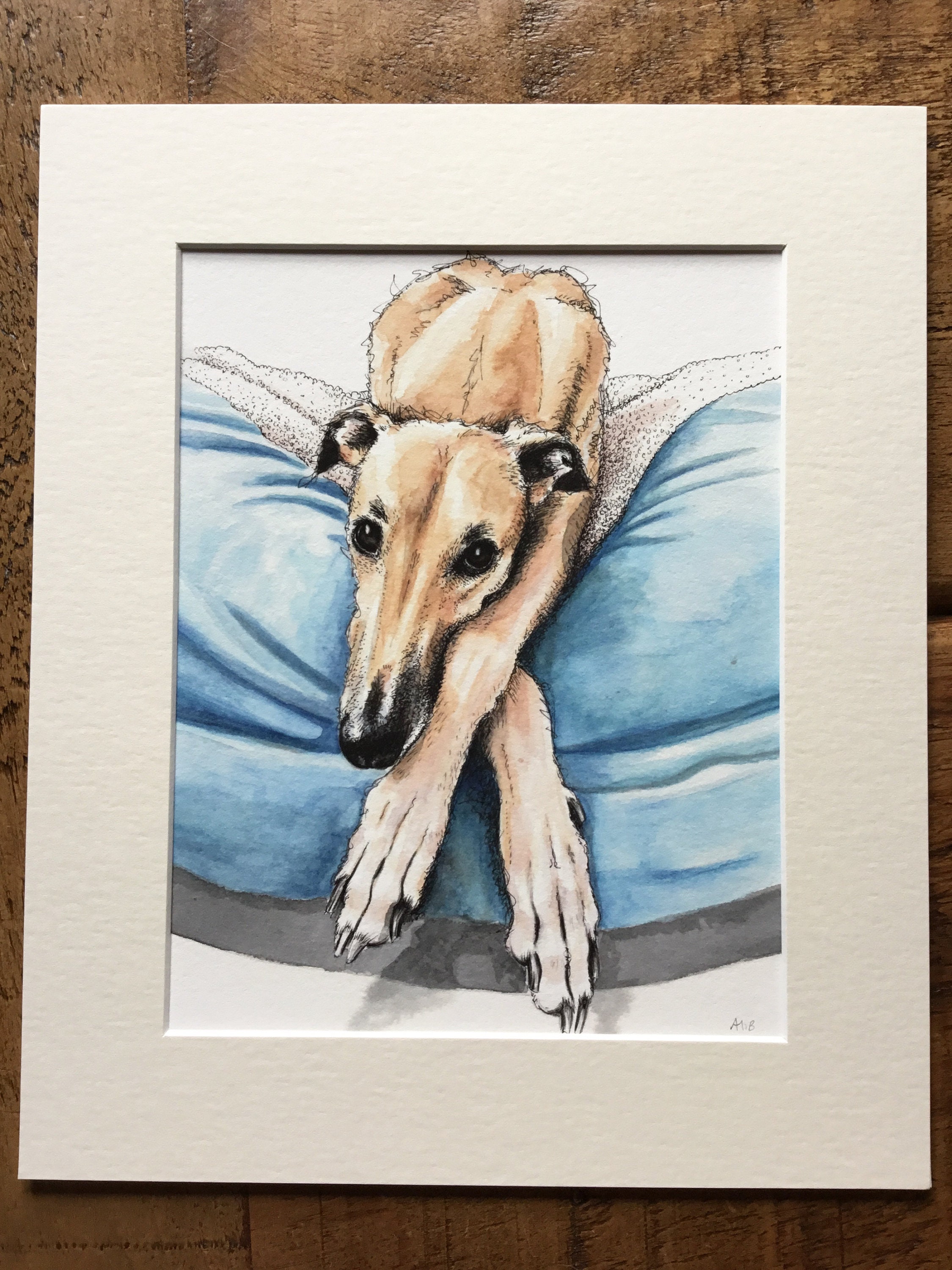 Greyhound Print Greyhound Art Greyhound Gifts Lurcher - Etsy UK
