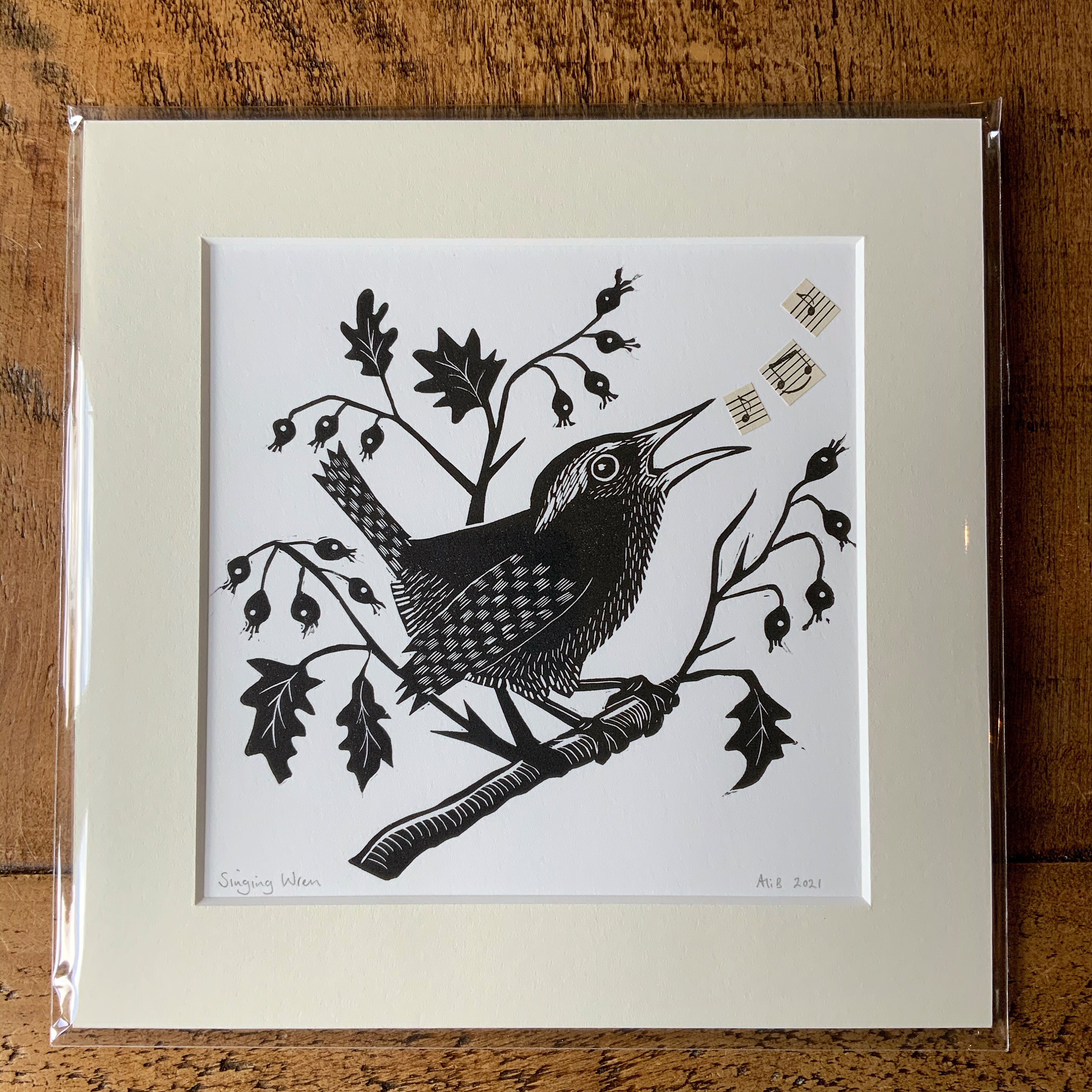 Wren Lino Print Wren Linocut Wren Gifts Bird Lino Prints | Etsy