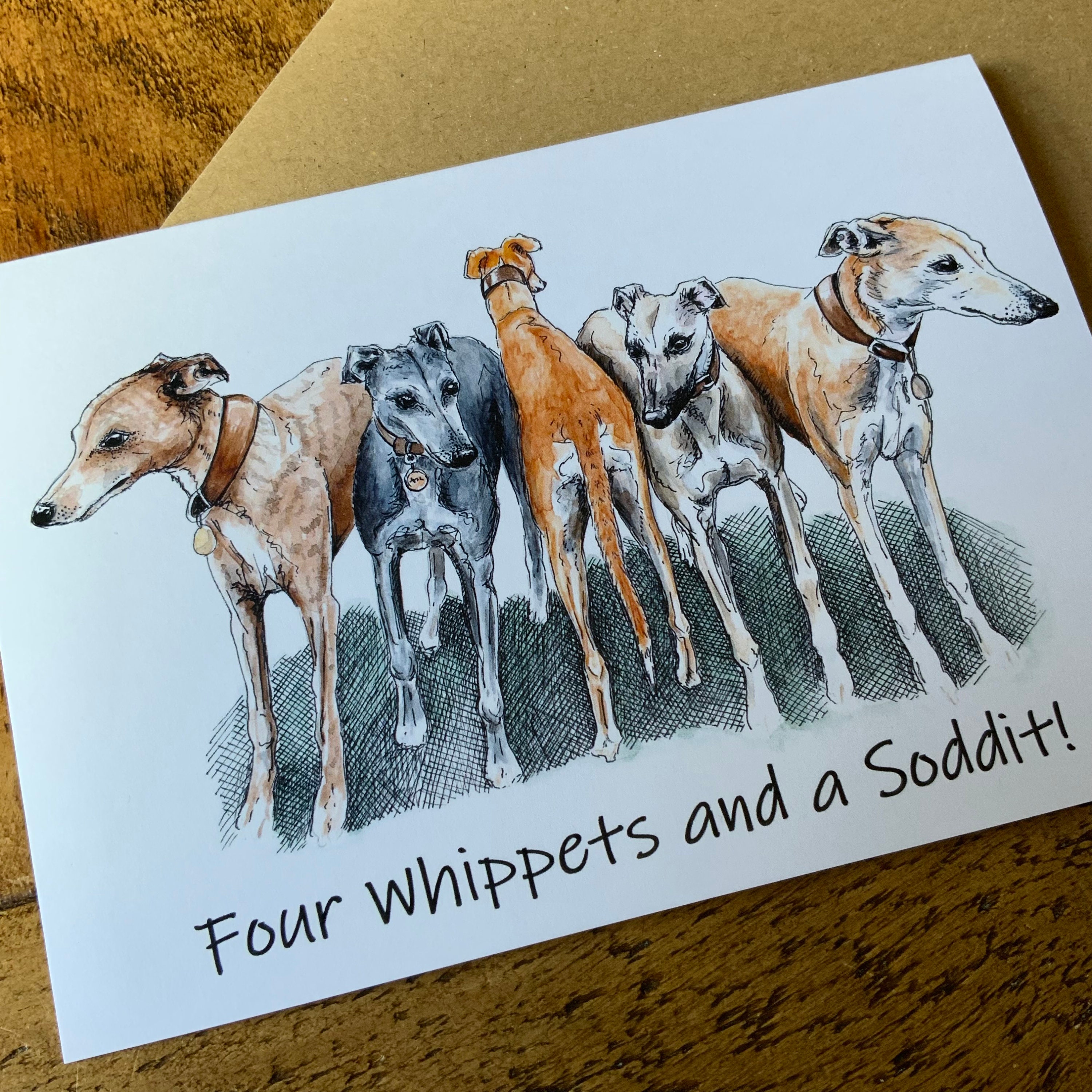 Funny Whippet Card Whippets Whippet Card Whippet Owners | Etsy