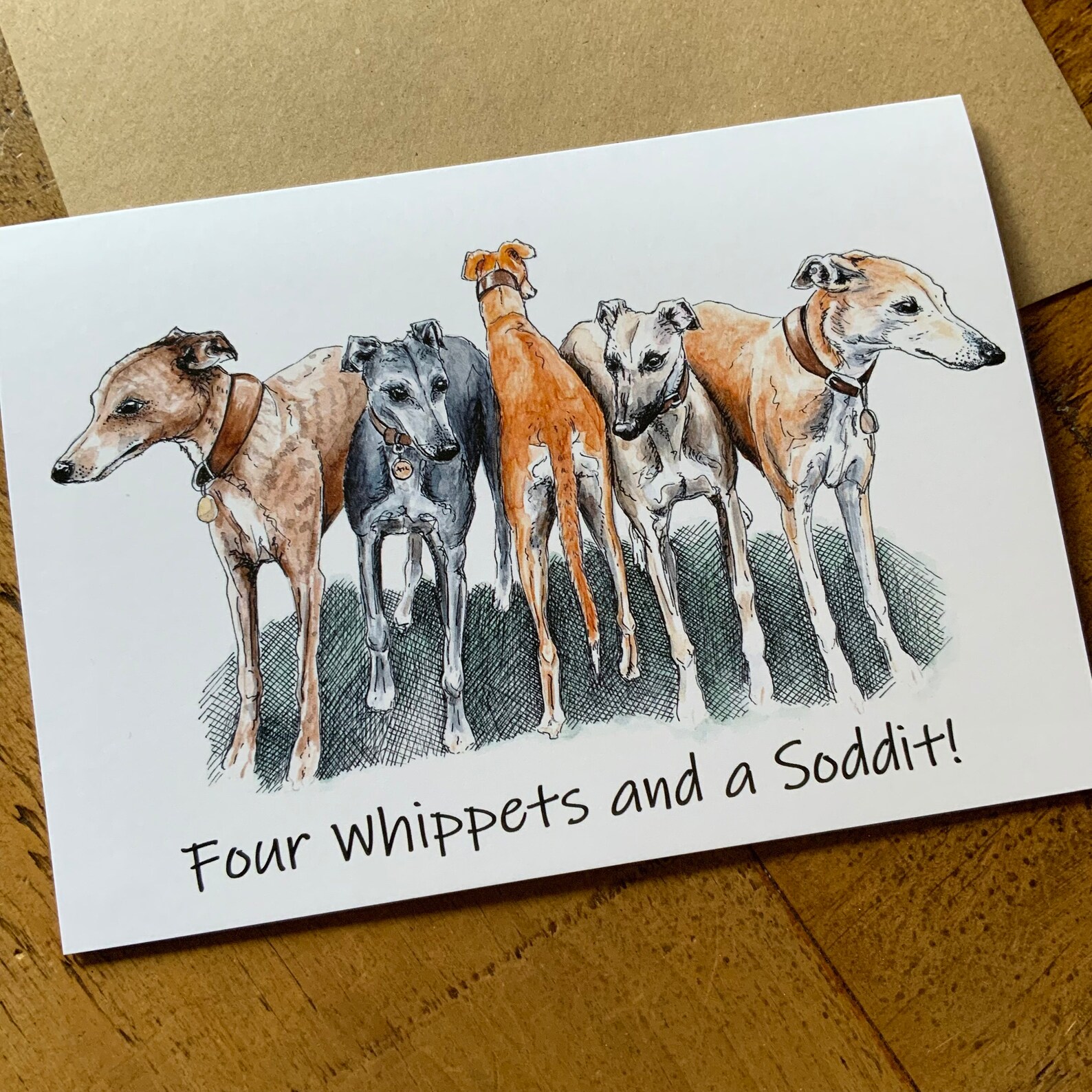 Funny Whippet Card, Whippets, Whippet Card, Whippet Owners, Whippet ...