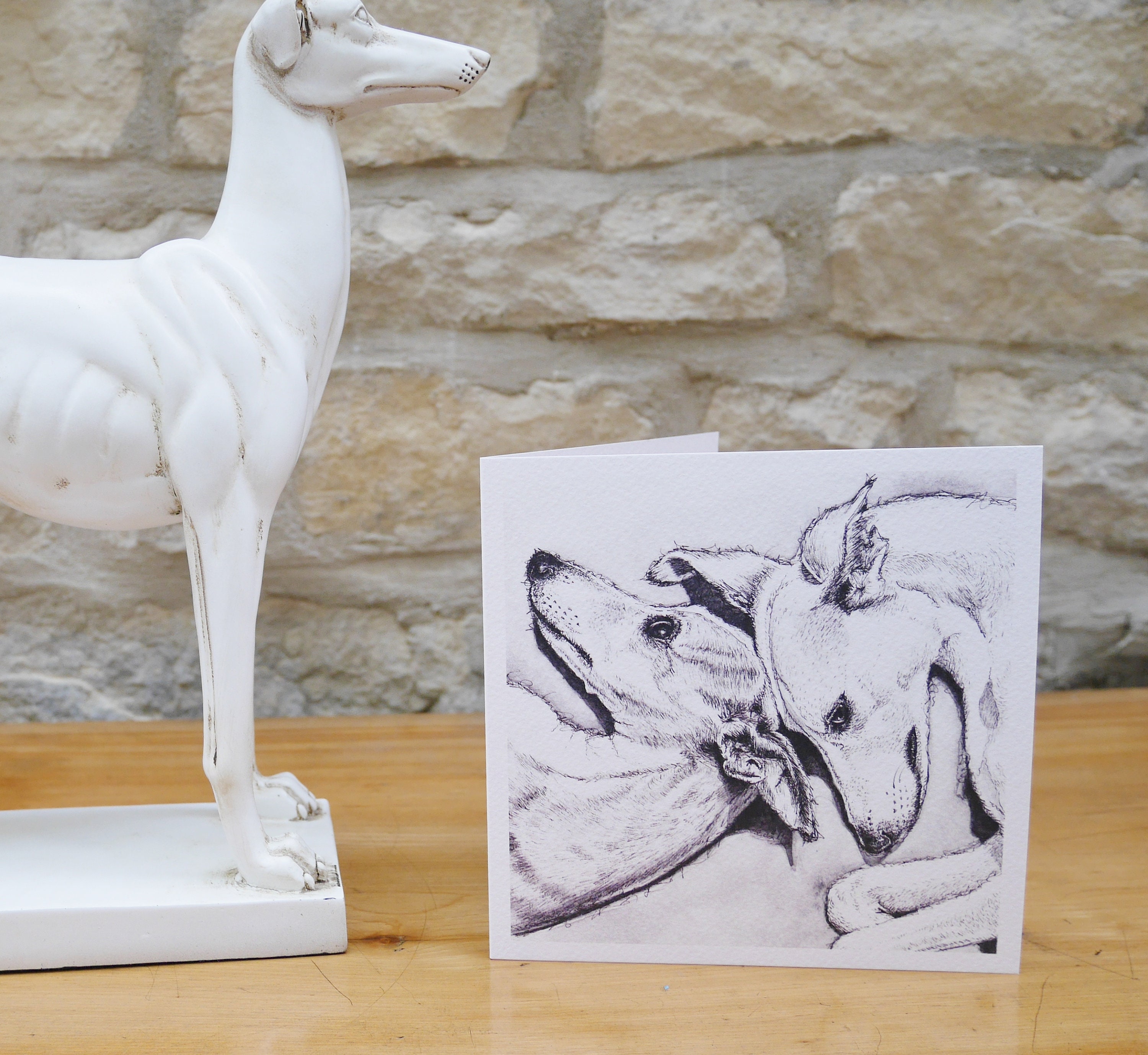 Whippet Card, Whippets, Sighthound Card, Lurcher Card, Sleepy Whippets ...