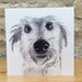 Scruffy Lurcher Card, Lurcher Card, Scruffy Dog Card, Cute Dog Card ...