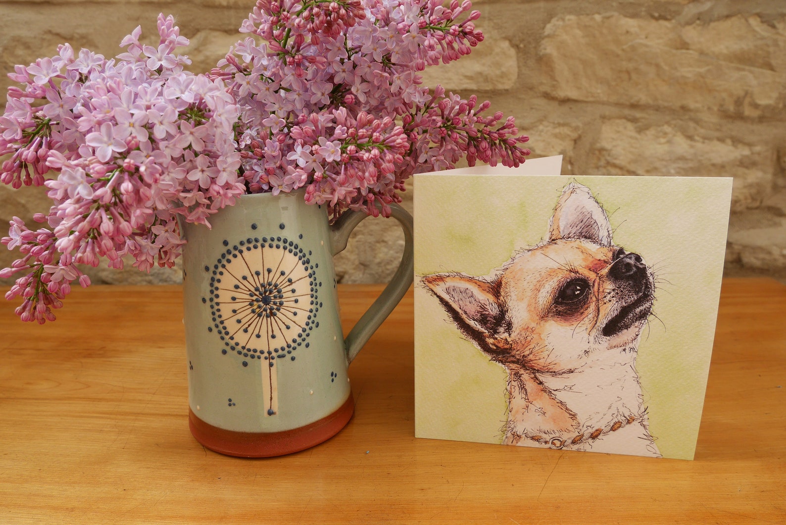 Chihuahua Card Cheeky Chihuahua Card Chihuahua gift | Etsy