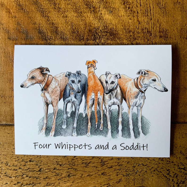 Funny Whippet Card Whippets Whippet Card Whippet Owners | Etsy