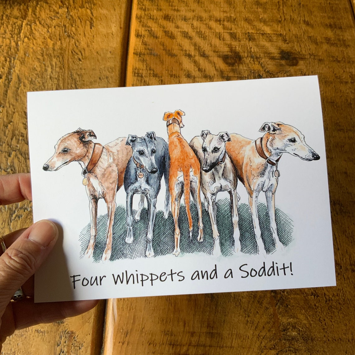 Funny Whippet Card, Whippets, Whippet Card, Whippet Owners, Whippet ...