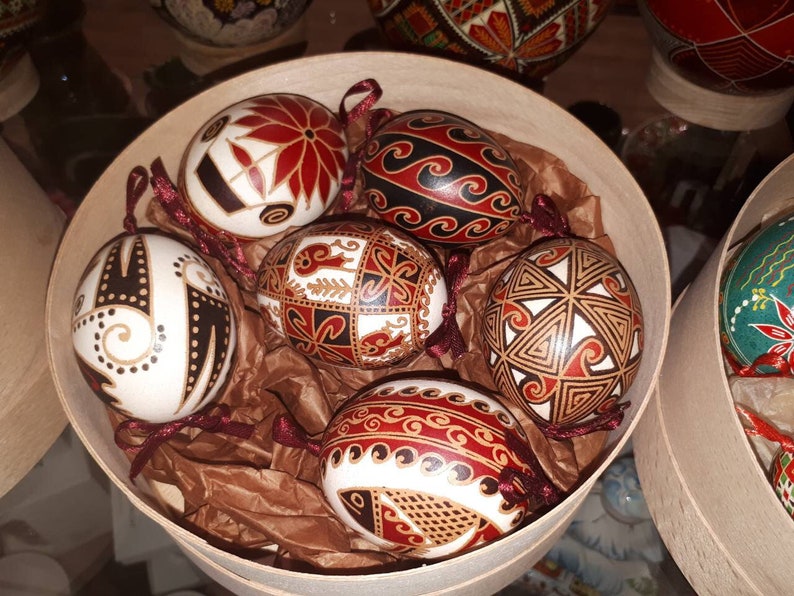 Real Ukrainian Pysanky Chicken Pysanka High Quality Easter | Etsy